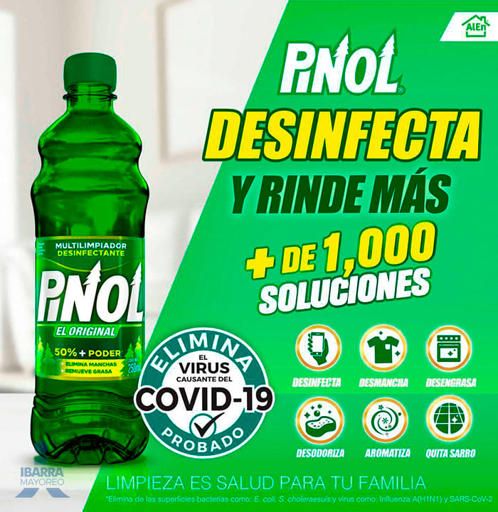 limpiador pinol original 500 ml | Ibarra Mayoreo