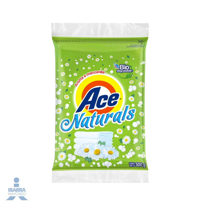 detergente ace naturals 500 g | Ibarra Mayoreo