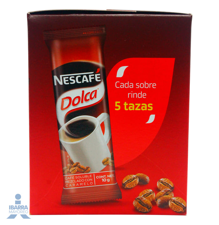 cafe nescafe dolca sobres 24/10 g | Ibarra Mayoreo