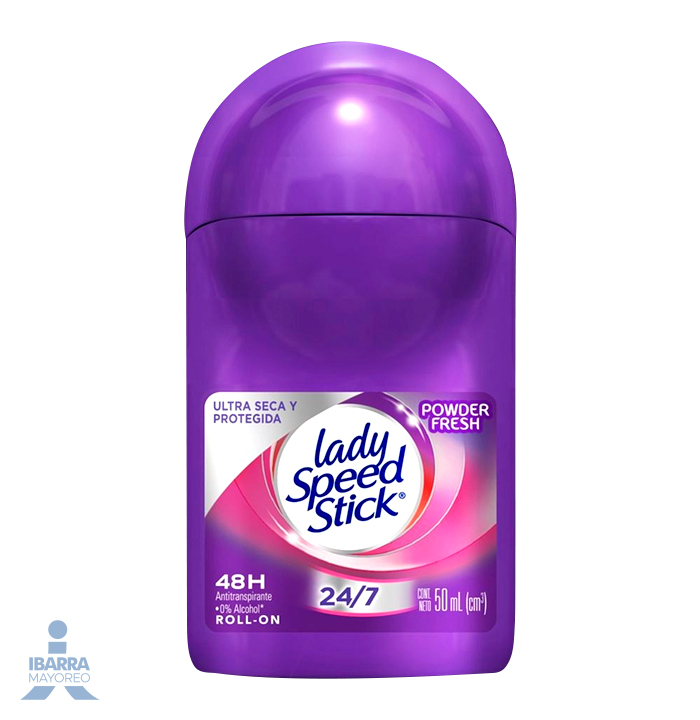 desodorante lady speed stick powder fresh roll on 50 ml | Ibarra Mayoreo