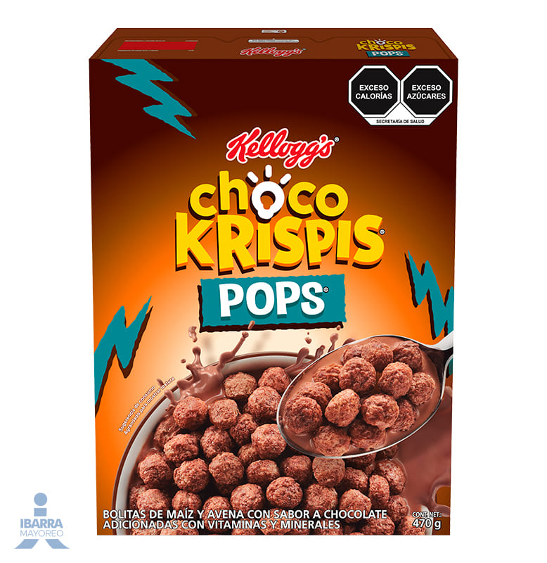 Cereal Kellogg Choco Krispis Pops 470 Gr.