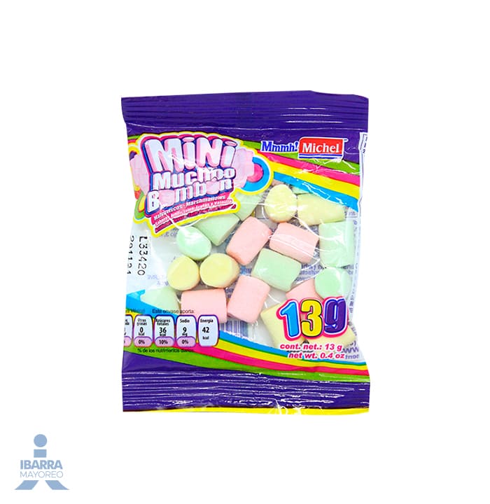 malvavisco michel mini mini 50/13 g | Ibarra Mayoreo