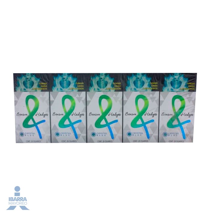 cigarros benson & hedges crystal blue 1 cajetilla | Ibarra Mayoreo