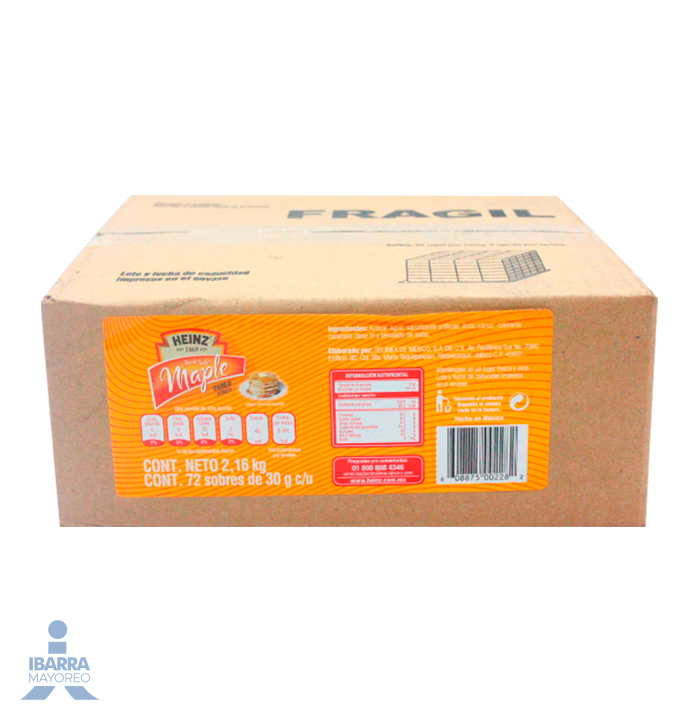 jarabe heinz maple 72/30 g | Ibarra Mayoreo