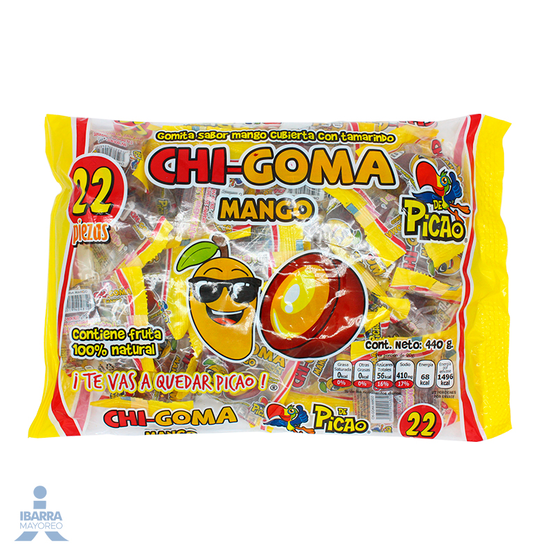 goma picao chigoma mango 400 g | Ibarra Mayoreo
