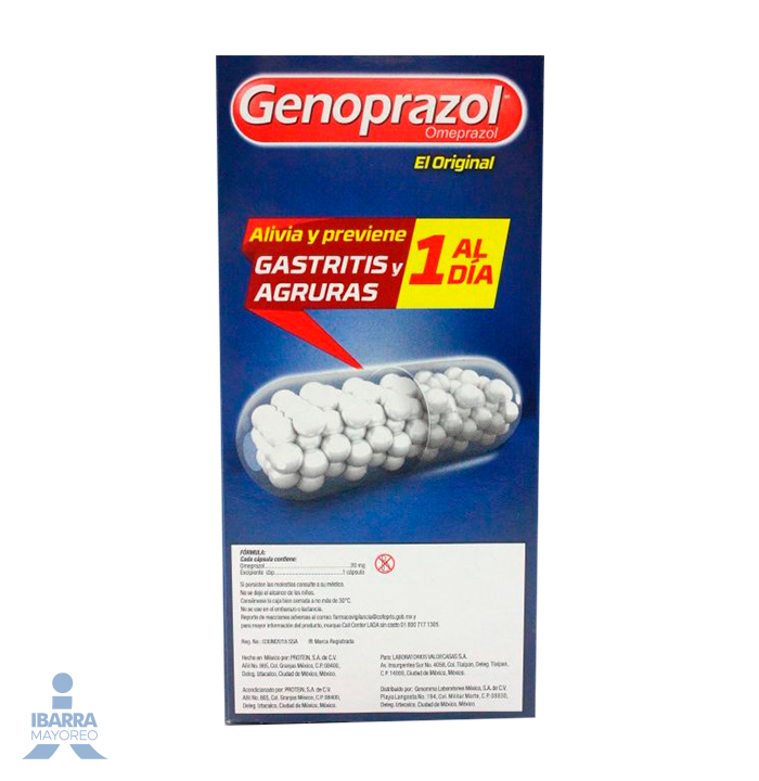 genoprazol capsulas 49 pzas | Ibarra Mayoreo