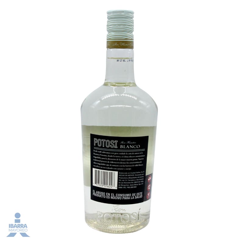 ron huasteco potosi blanco 750 ml | Ibarra Mayoreo