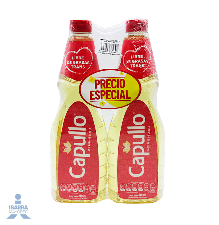 ACEITE CAPULLO 2/840 ML | Ibarra Mayoreo
