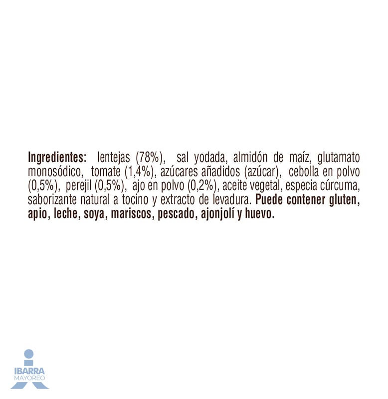 sopa maggi lentejas 90 g | Ibarra Mayoreo