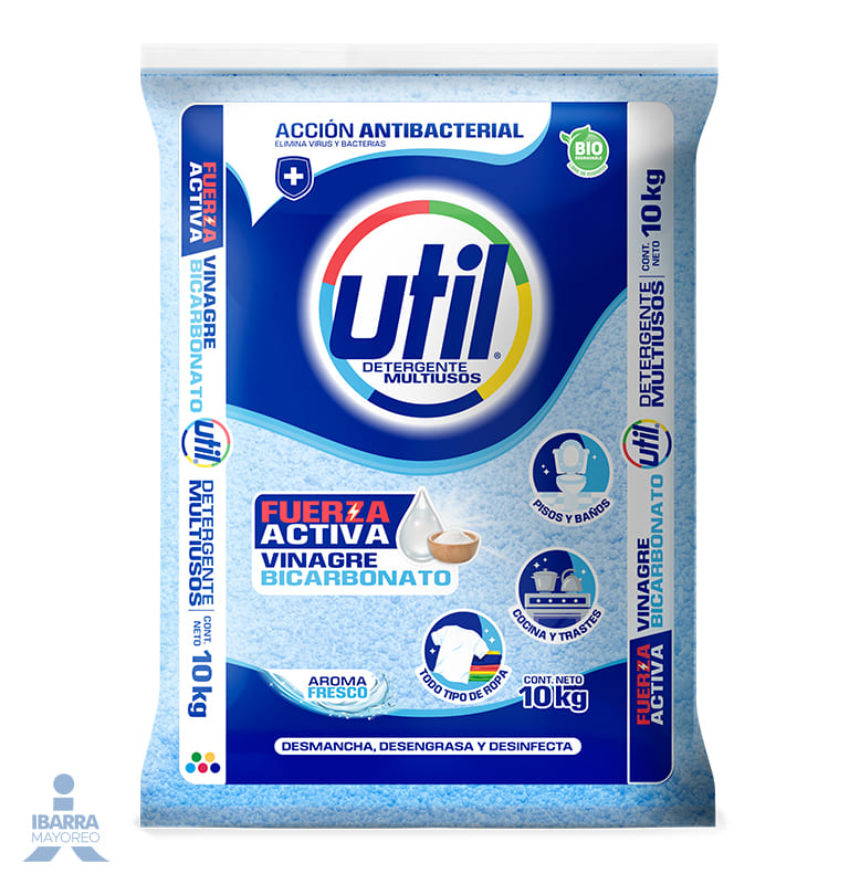 DETERGENTE MULTIUSOS UTIL 10 KG | Ibarra Mayoreo